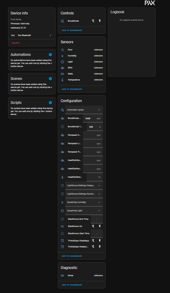 Vent-axia Svara (App controlled extractor fan) - Third party ...