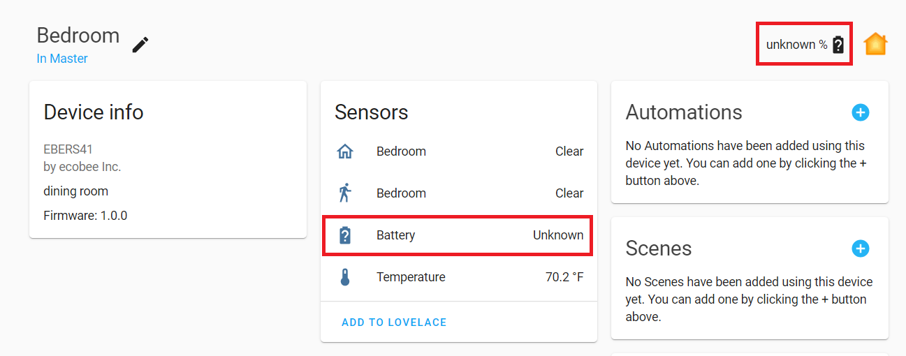 Ecobee Sensor No Longer Showing Configuration Home Assistant Community