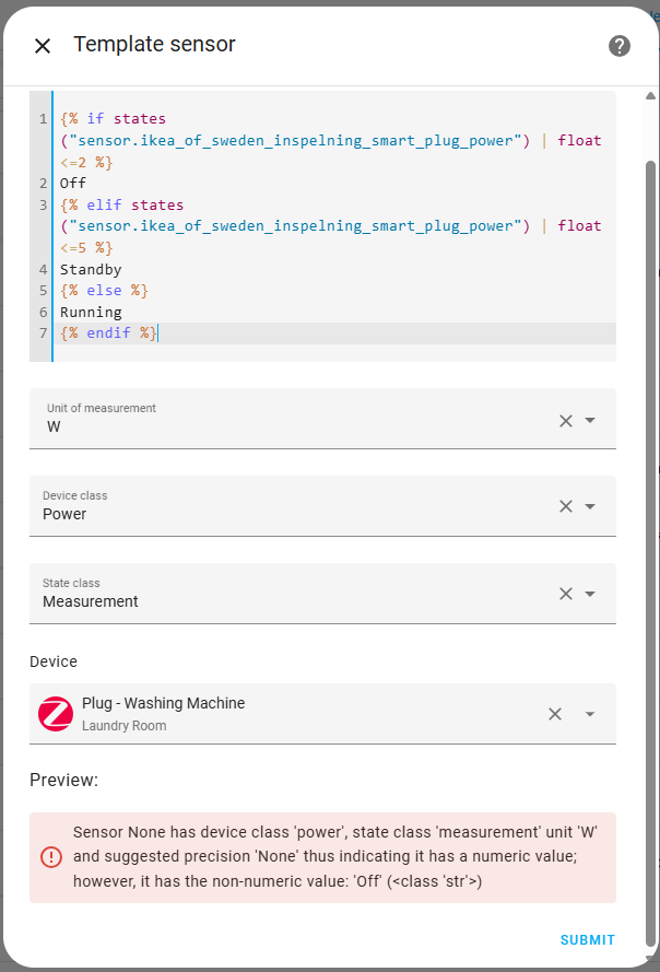 Help With Template Helper Sensor Configuration Home Assistant Community