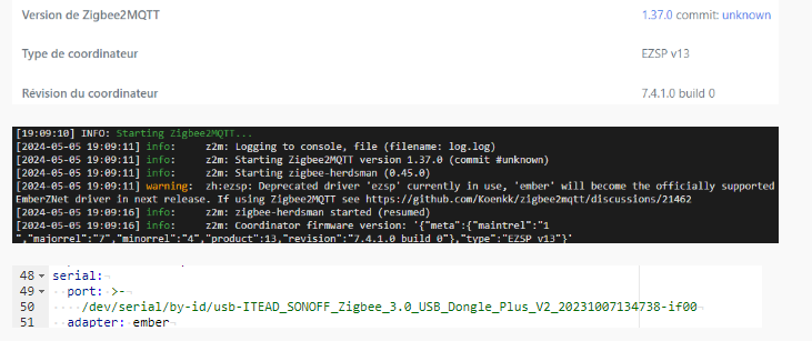 Move from EZSP to EMBER - Zigbee - Home Assistant Community