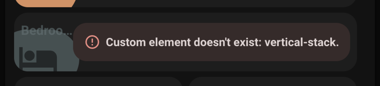 Custom Element Doesnt Exist Vertical Stack Page 2 Frontend Home