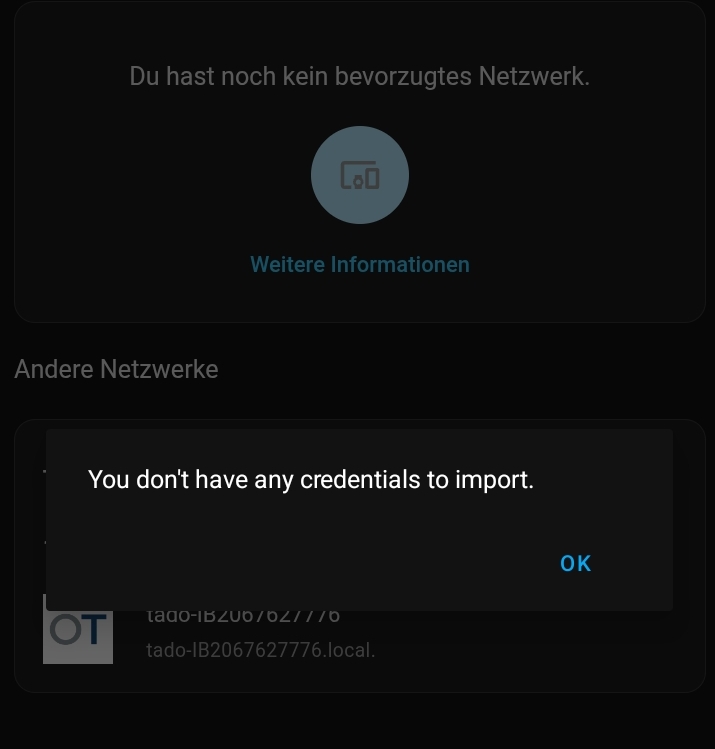 Use Tado Bridge X as a thread border router - Matter/Thread - Home ...