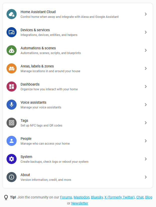 Add Ons Missing From Setting Menu Frontend Home Assistant Community