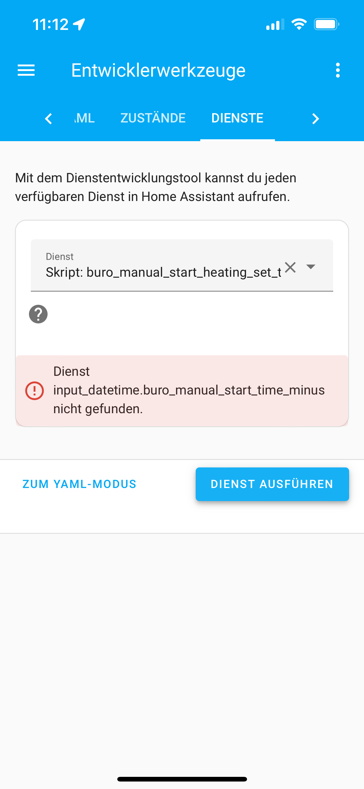 Service called service-script which was not found - Configuration ...