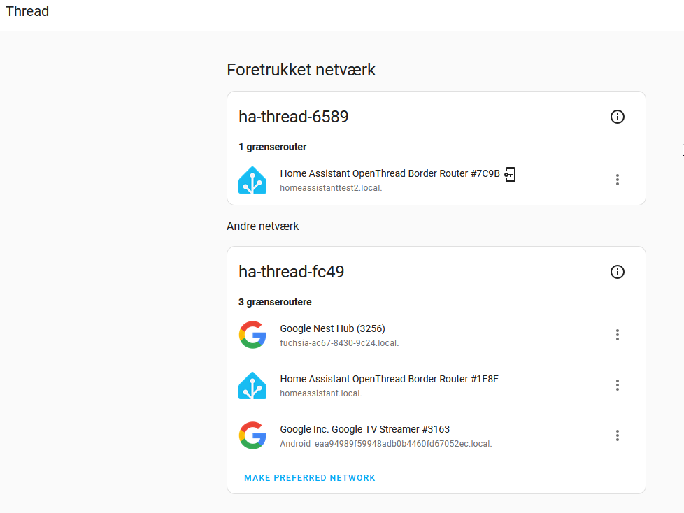 Problem with syncing matter credentials to HA (prefers different network) - Matter/Thread - Home ...
