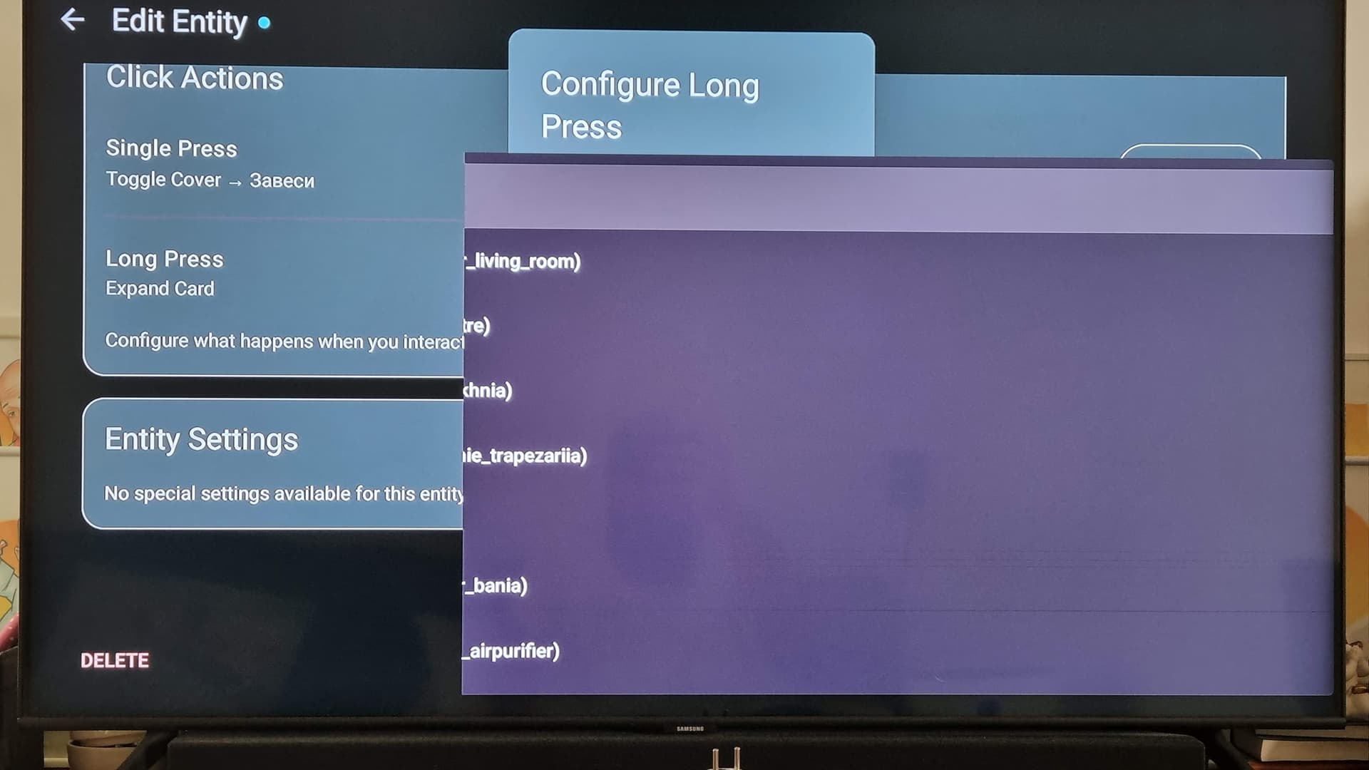QuickBars for Home Assistant - instant HA controls over any app on Android TV - Share your ...