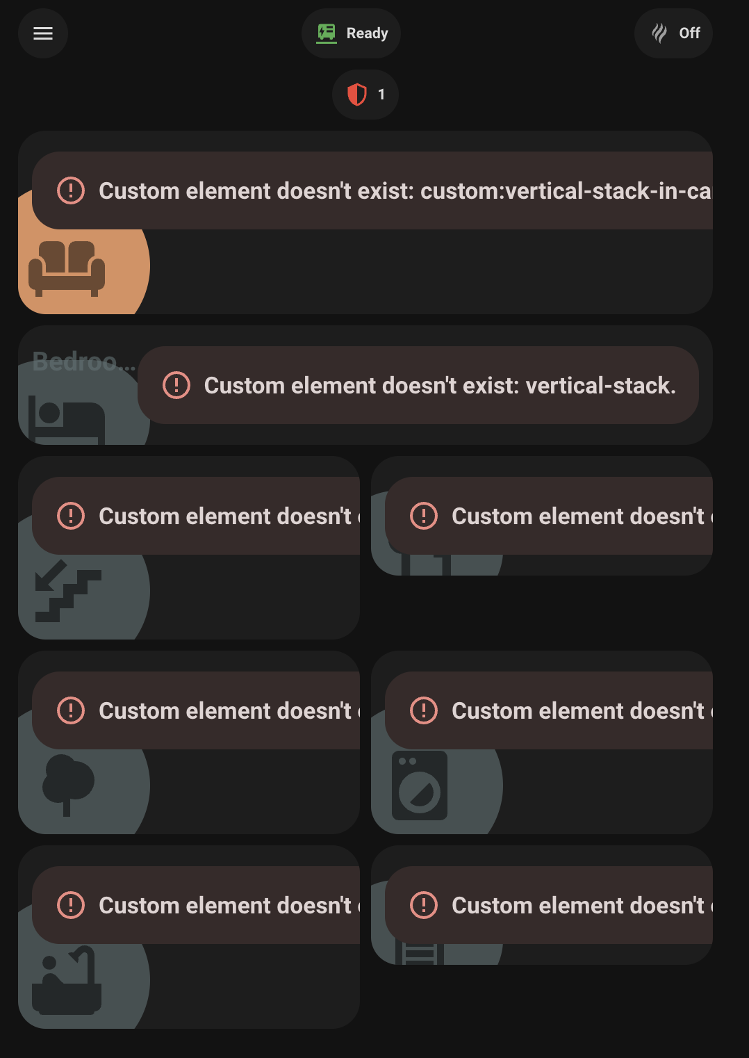 Custom element doesn't exist: vertical-stack - Page 2 - Frontend - Home Assistant Community