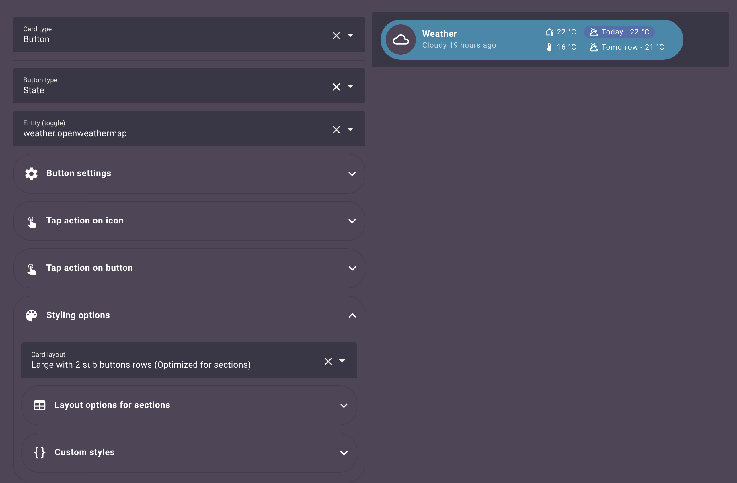 ⚪ Bubble Card - A minimalist card collection for Home Assistant with a ...