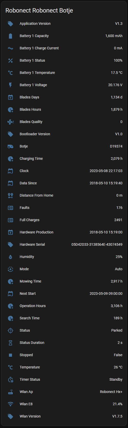 Robonect module in Husqavarna Automower via mqtt vacuum - Configuration ...