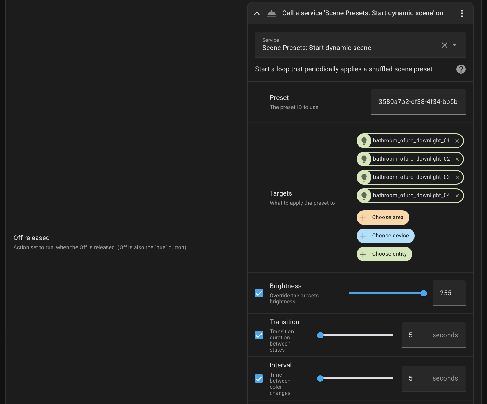 Scene Presets Hue Like Scenes For Generic Light Entities Page 2 Custom Integrations Home