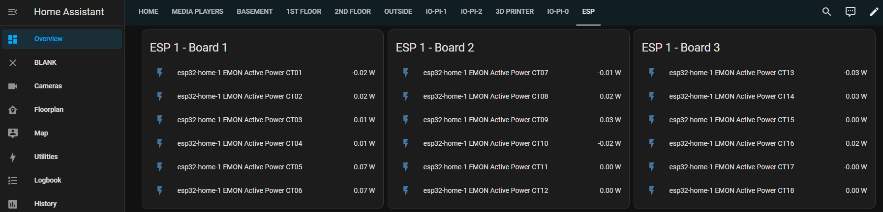 WT32-ETH01 With ESPHome Driving "CircuitSetup Expandable 6 Channel ...