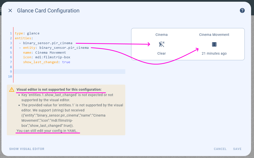 Wth Cant I Rename The Entities In A Glance Card Month Of What The Heck 2022 Home