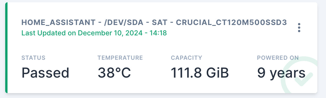 Home Assistant Addon Scrutiny Smart Dashboard Page 7 Home Assistant Os Home Assistant