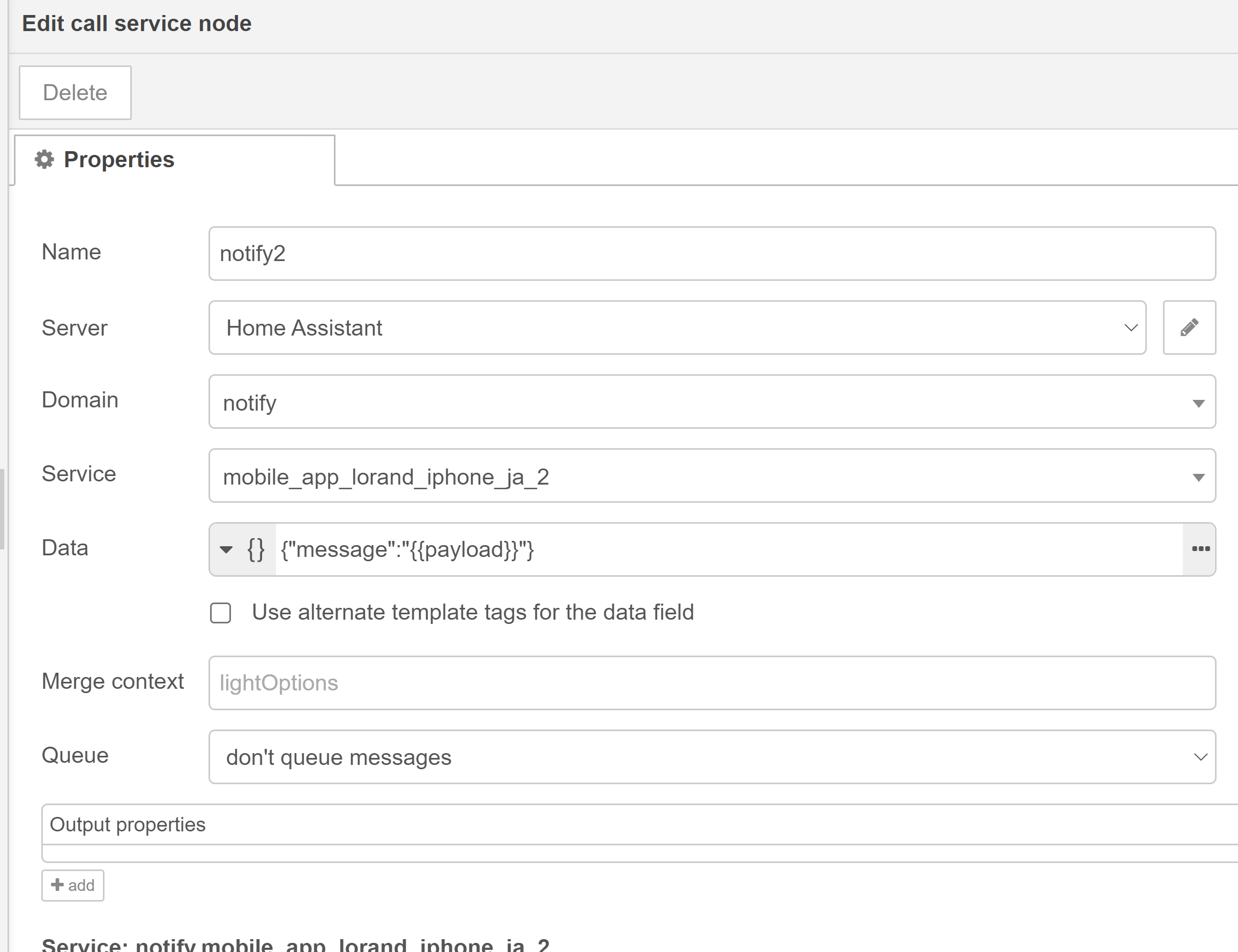 Node-Red Notify iphone api error after new iphone - Home Assistant ...