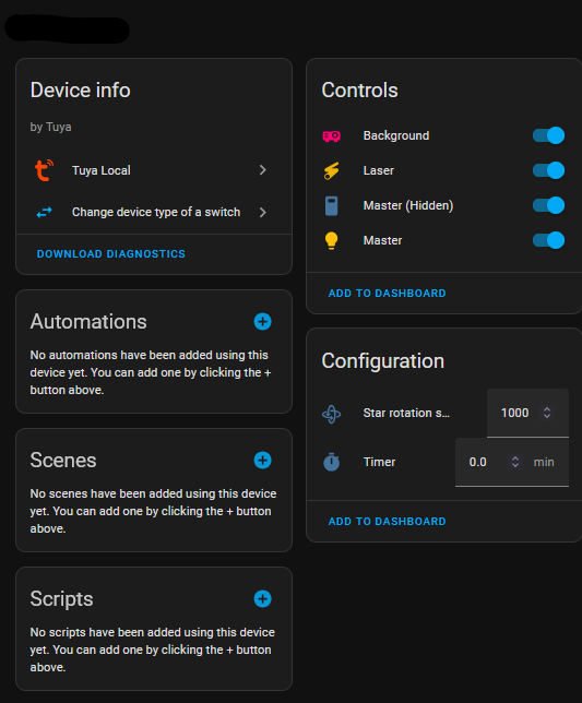 Tuya Smart galaxy projector - Page 2 - Configuration - Home Assistant ...