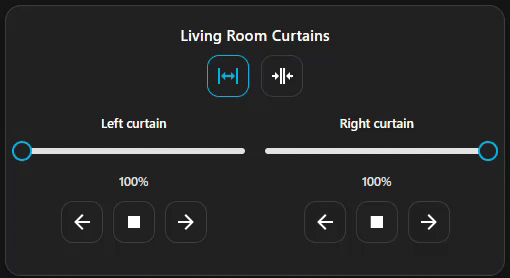Lovelace: Double Curtain Card - Dashboards & Frontend - Home Assistant Community