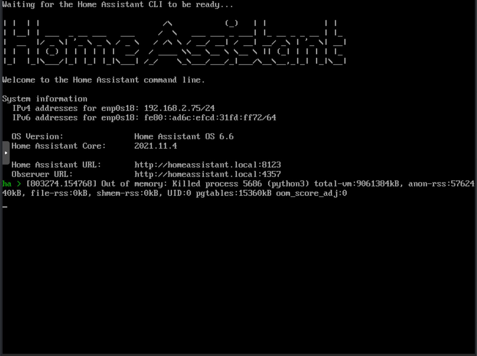 Suffering from "out of memory" crashes every few weeks - Home Assistant ...