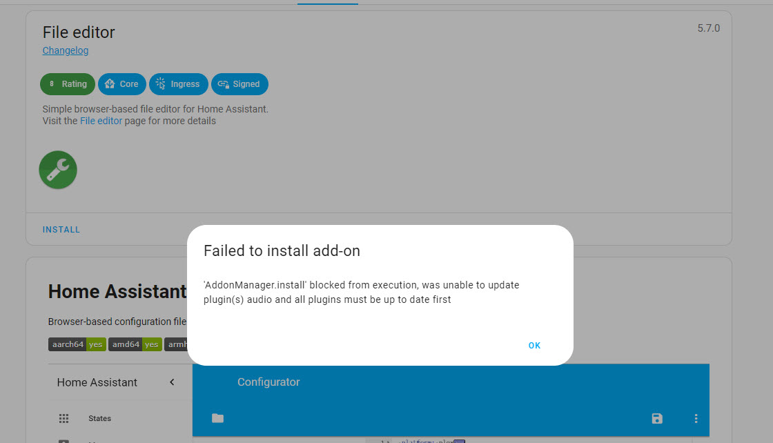 Update 2023 10 2 To 2023 10 3 4 5 Not Working Configuration Home Assistant Community
