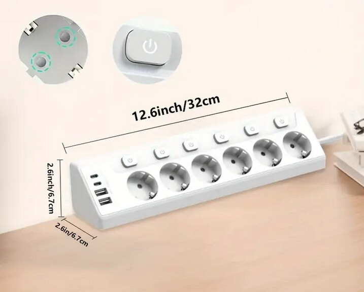DIY Euro Multi-Plug Hub for Desk, Kitchen, and RV — My WiFi/Zigbee ...