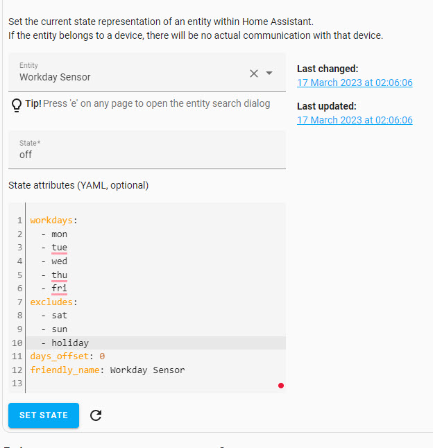 Workday Sensor Bug? - Configuration - Home Assistant Community