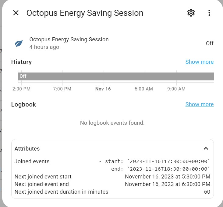Automating a battery charge event from an event attribute (Octopus ...