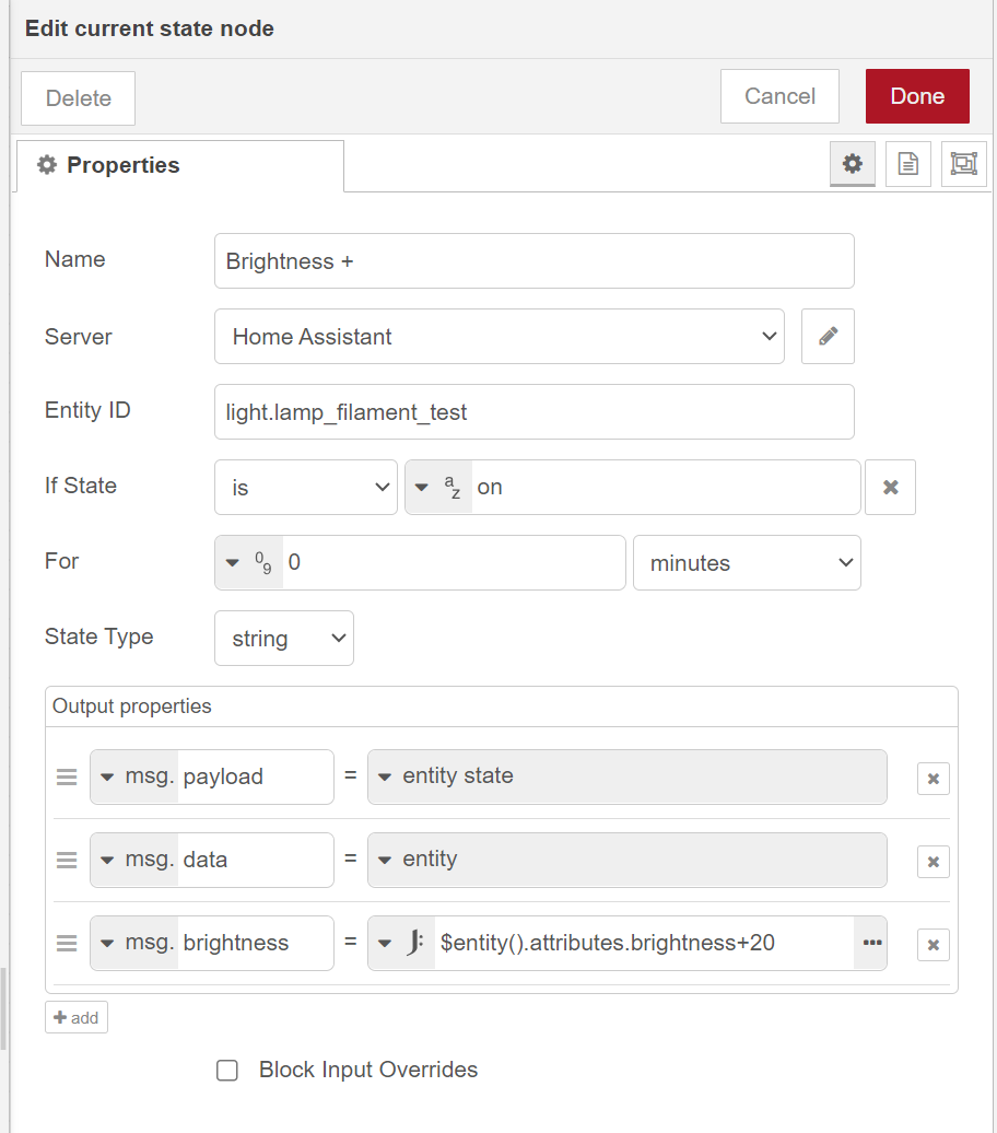 Setting Up Dimmer In Node Red With Hue Switchdimmer Scripts Home Assistant Community
