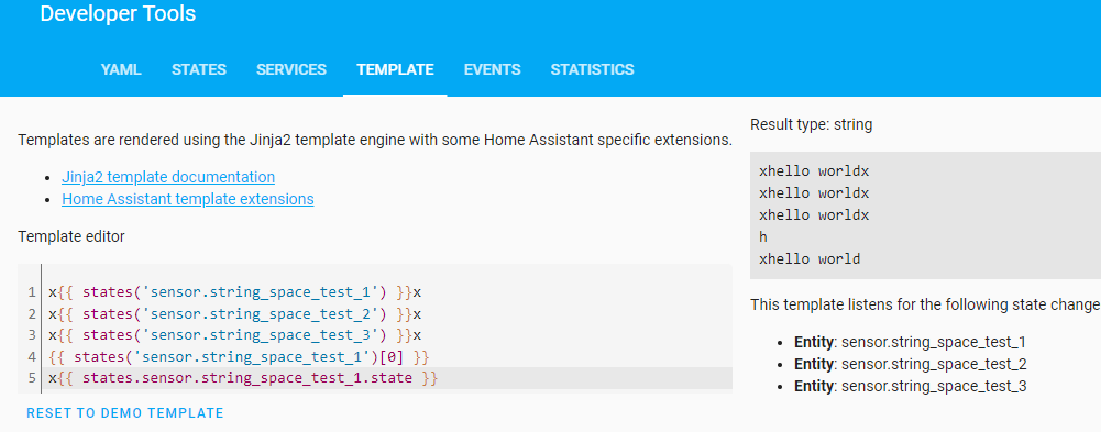 How to keep the spaces in start and end of the resulting string? - Configuration - Home ...