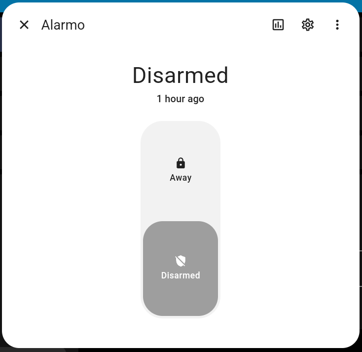 Alarm Control Panel Entity view vs card view - Configuration - Home ...