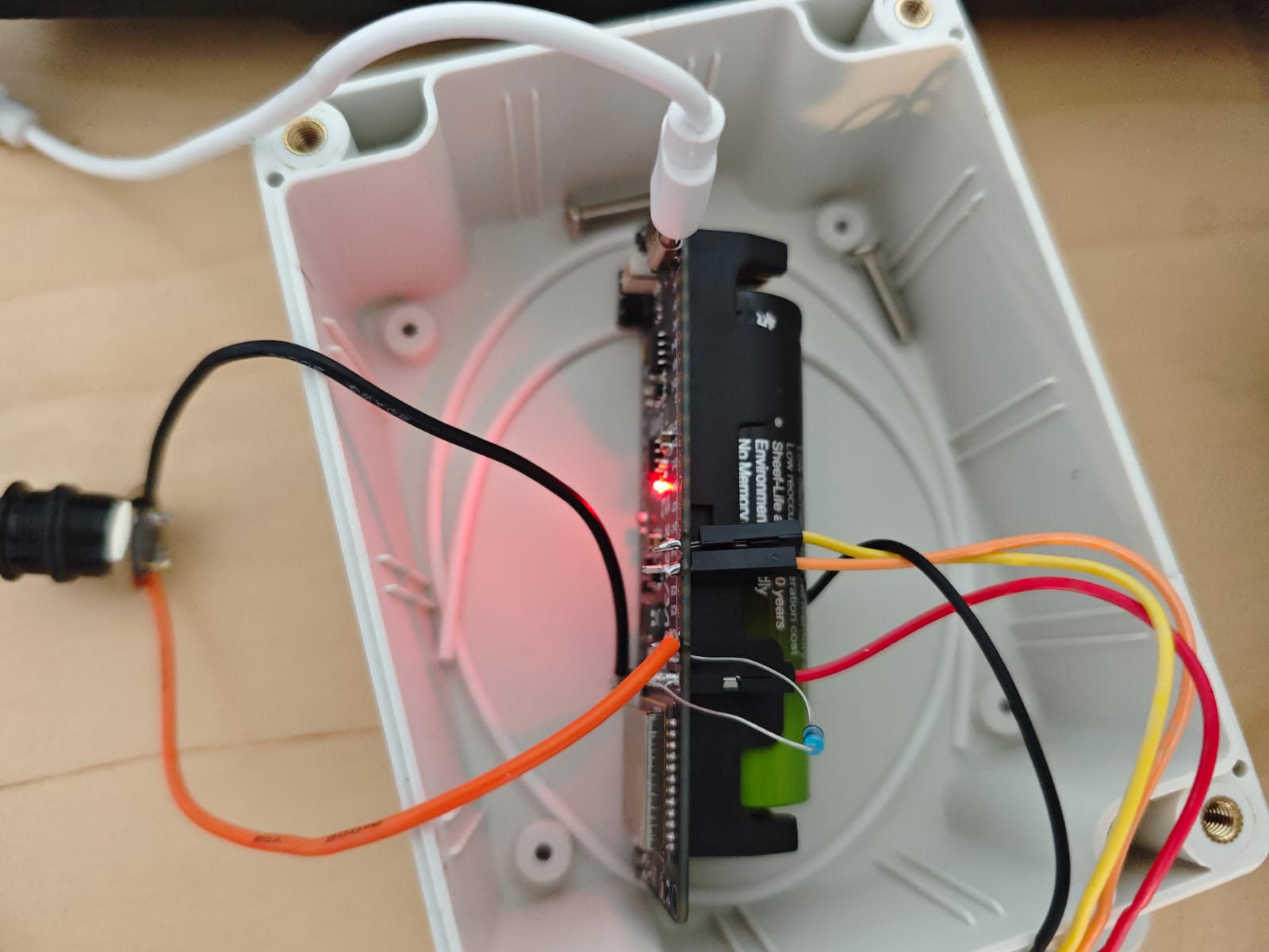 ESP32 with rechargeable battery 18650 holder and solar panel - ESPHome ...