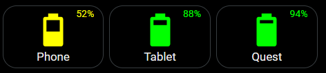 Use battery icon from the HA app battery sensor on a custom button card ...