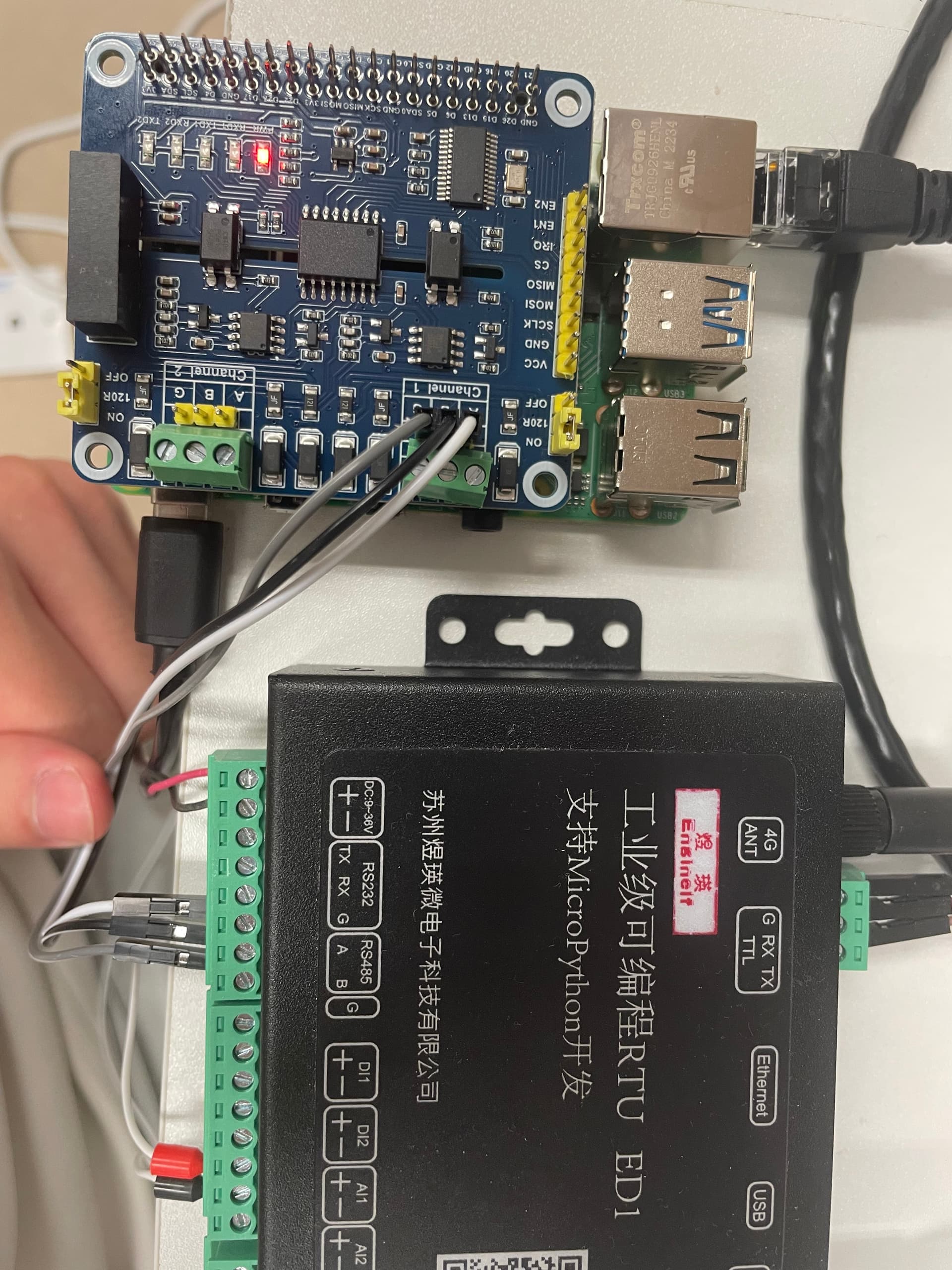 How to enable a Raspberry Pi 4B to monitor device status via modbus/RTU ...