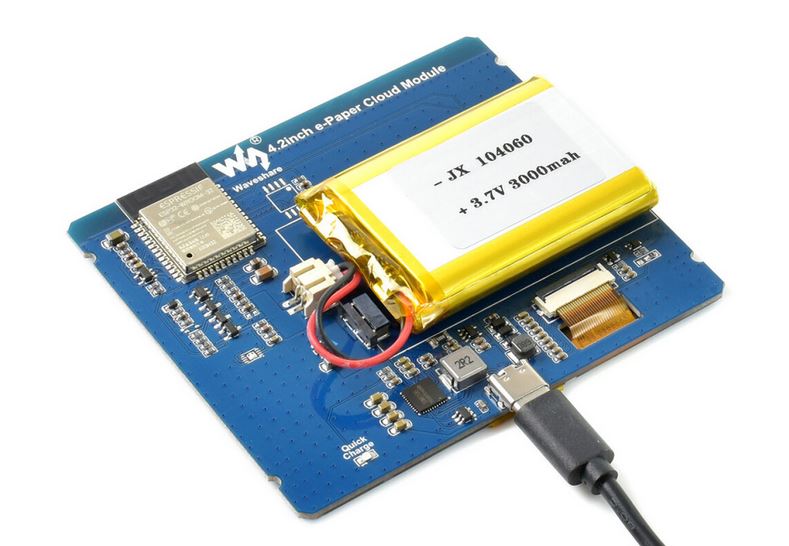 ePaper Waveshare 4.2 Cloud Module with ESP32 (18525) - ESPHome - Home ...