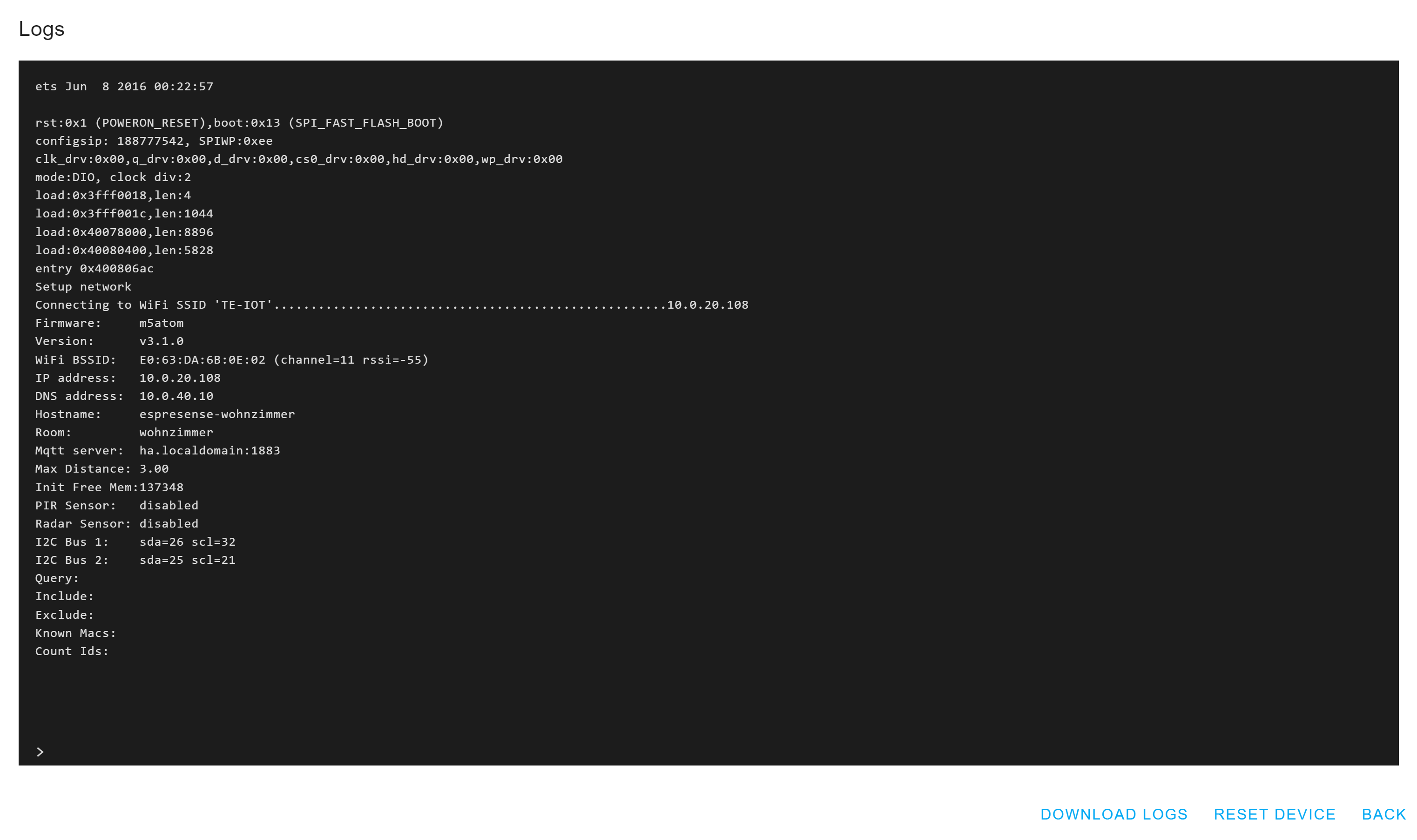 Problems Setting Up Espresense Third Party Integrations Home Assistant Community