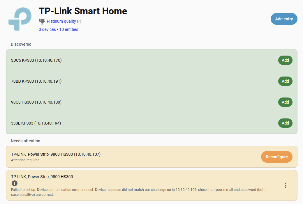 tplink firmware version 1.1.2 breaks authentication for hs300/kp303/p306 · Issue #153390 · home ...