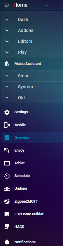 🗄️ Sidebar Organizer - Page 2 - Dashboards & Frontend - Home Assistant ...