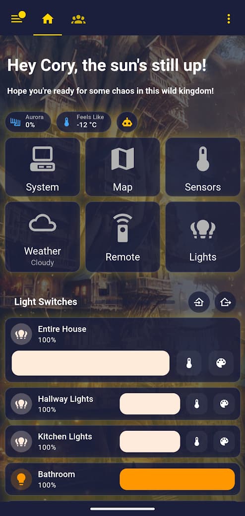 Fairy Fantasy Dark Theme For Home Assistant Themes Home Assistant Community