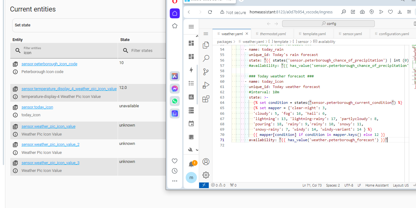 My weather forecast template doesnt work anymore - Configuration - Home ...
