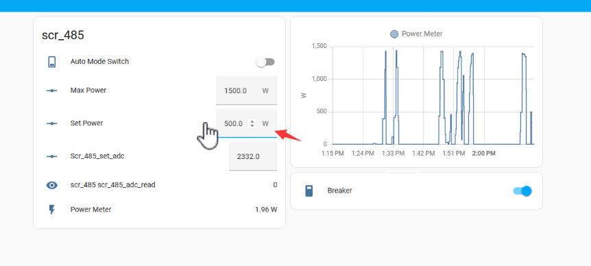 ESP32 + SCR module: Linearly adjust the power output of resistive loads ...
