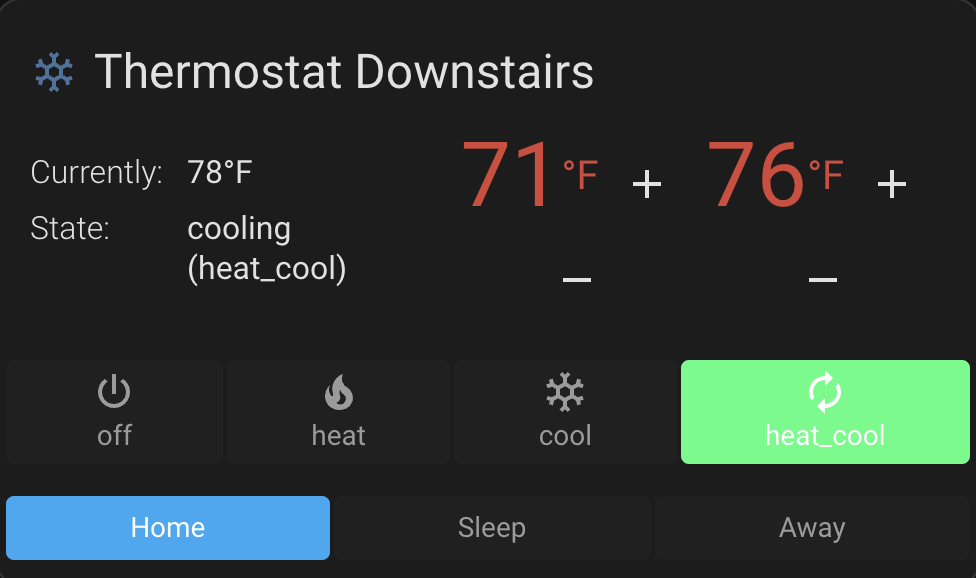 Simple Thermostat Red Temp Digits Frontend Home Assistant Community