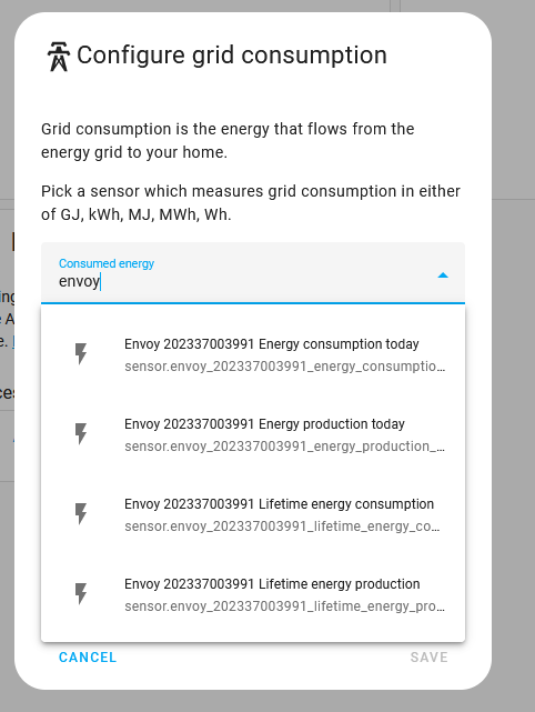Setting Up Energy Dashboard For Enphase Missing Entities Energy