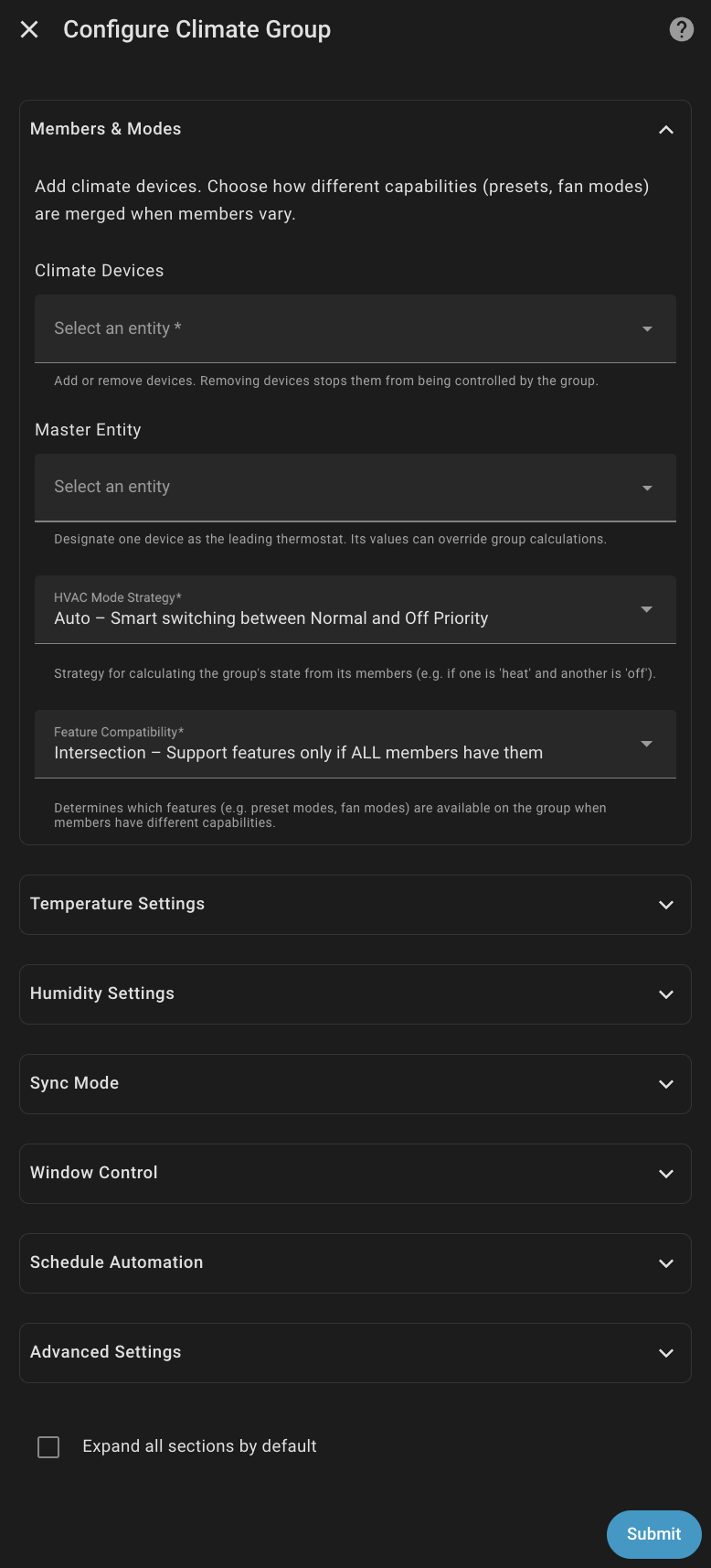 Climate Group Helper: Group and control multiple climate entities as ...