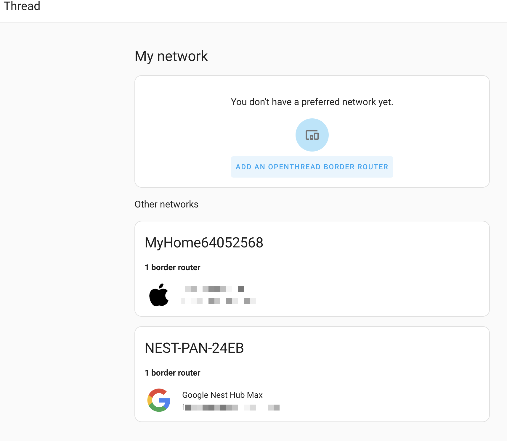 How to configure preferred Thread network - Configuration - Home ...