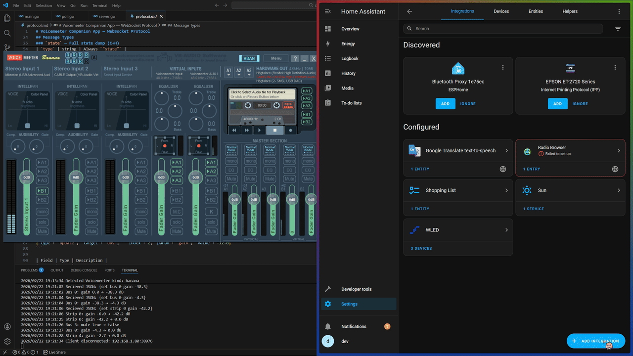 Voicemeeter virtual audio mixer - Third party integrations - Home ...