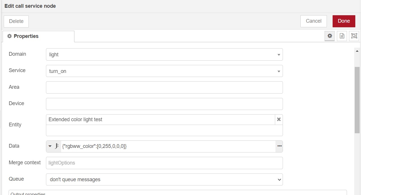 Like some help with defining the color of a bulb in node red [Solved ...
