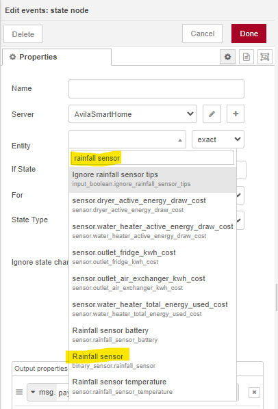 Why does the entity that is friendly named EXACTLY what I typed, not the first result? - Node ...