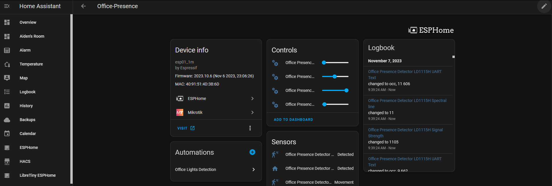Esphome Device Column Widths Frontend Home Assistant Community