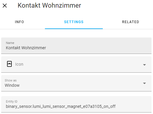 How to change window sensor state from on/off to open/closed ...
