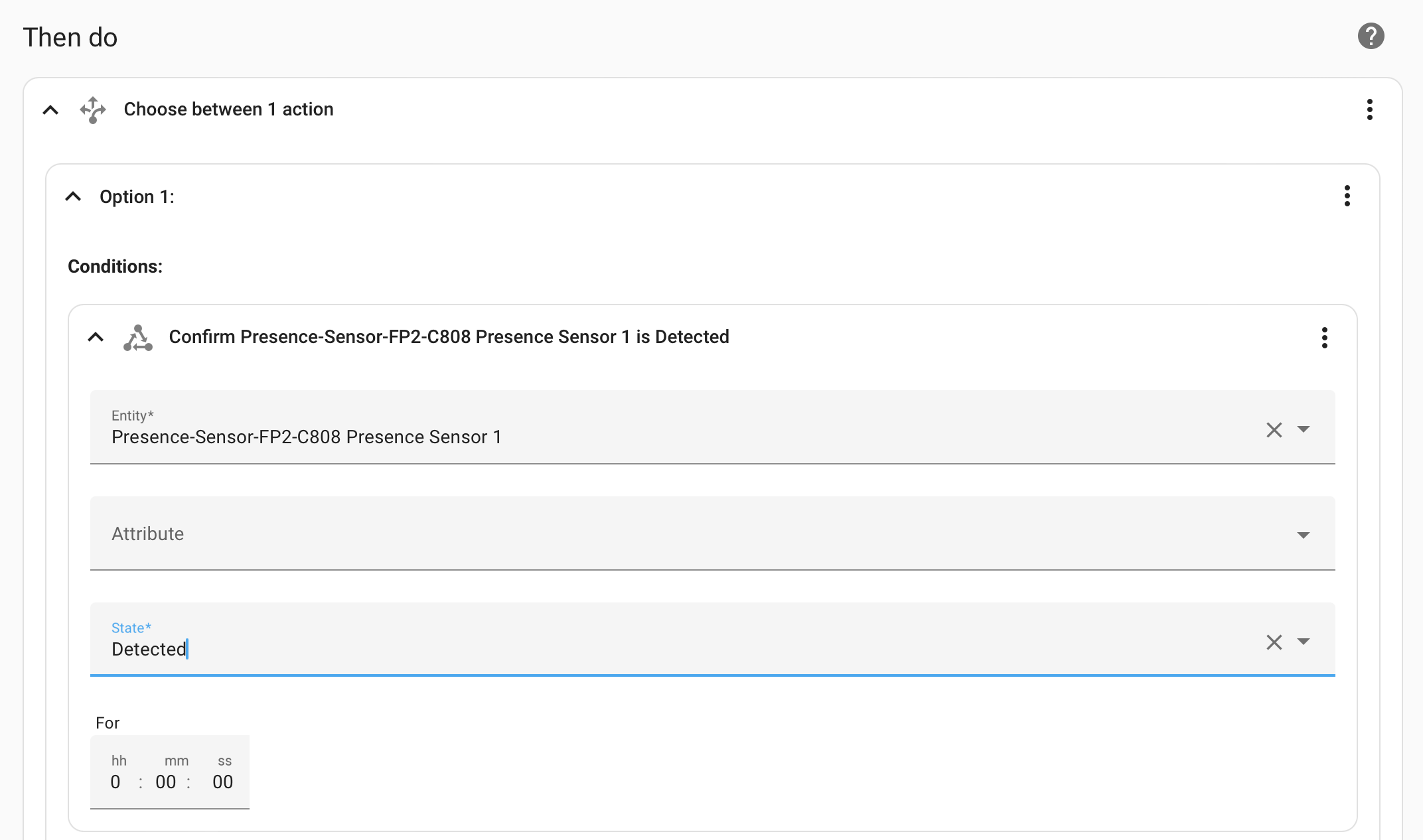 Keep light on with presence - Home Assistant Community