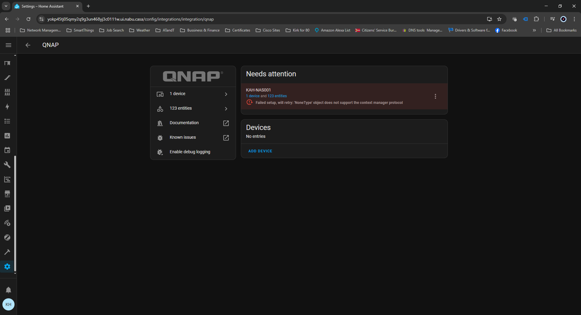 Qnap intervention stops working after upgrade to 2025.5 - Installation ...