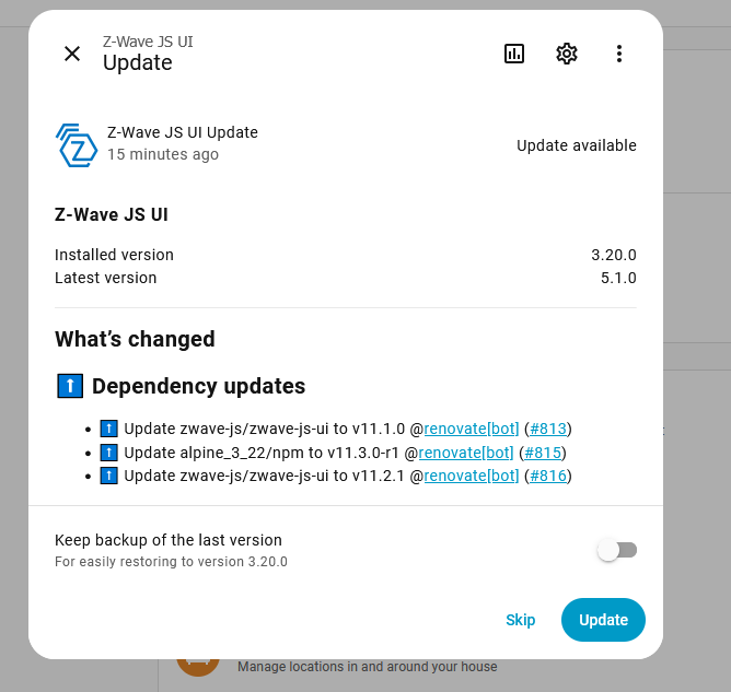 Zwave JS UI won't update - Z-Wave - Home Assistant Community